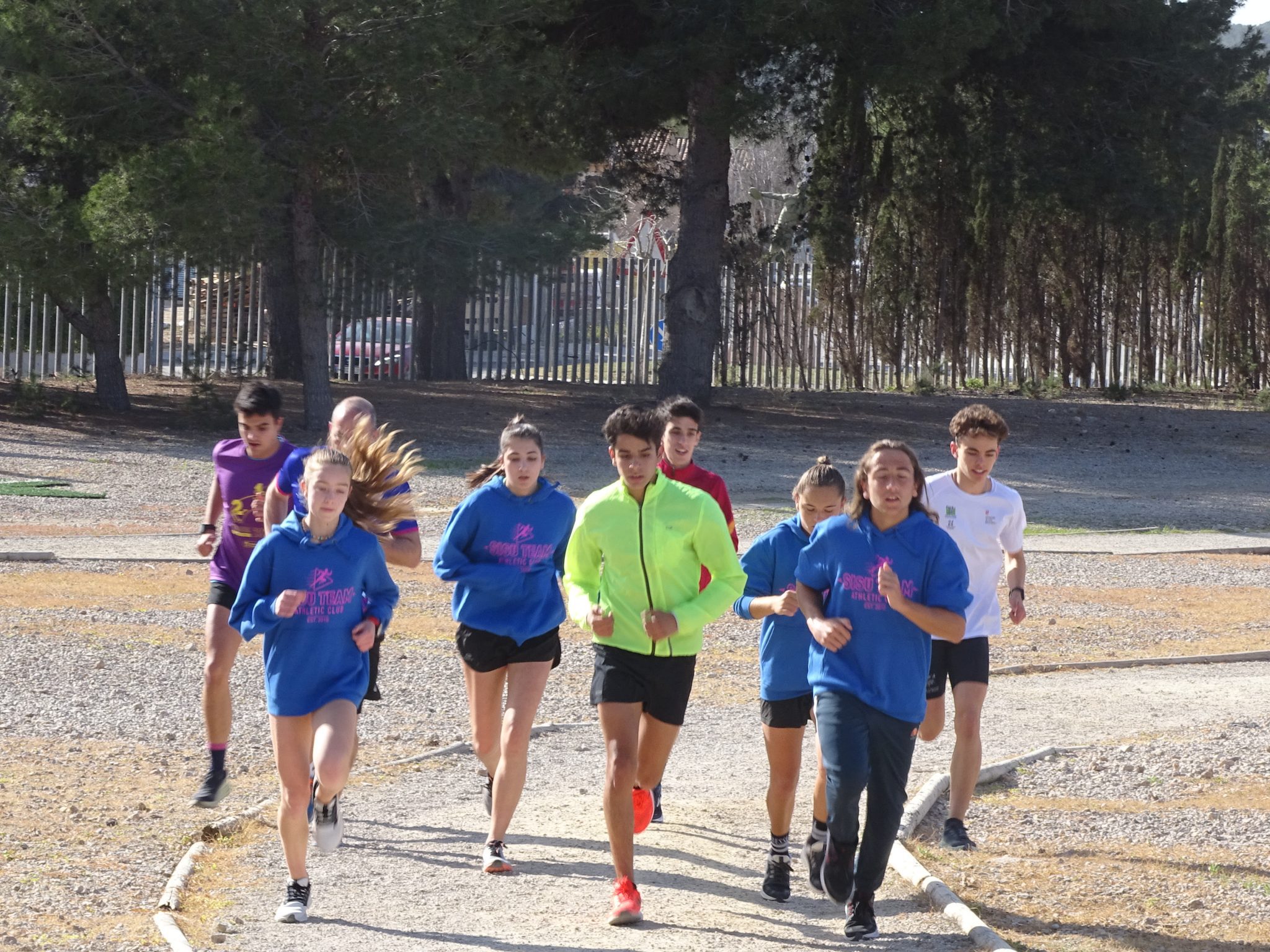 Equipo De Atletismo De Chicos De Secundaria
